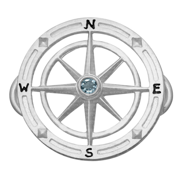 Compass Rose with Stone Clasp – Butterfly Beach Jewelers